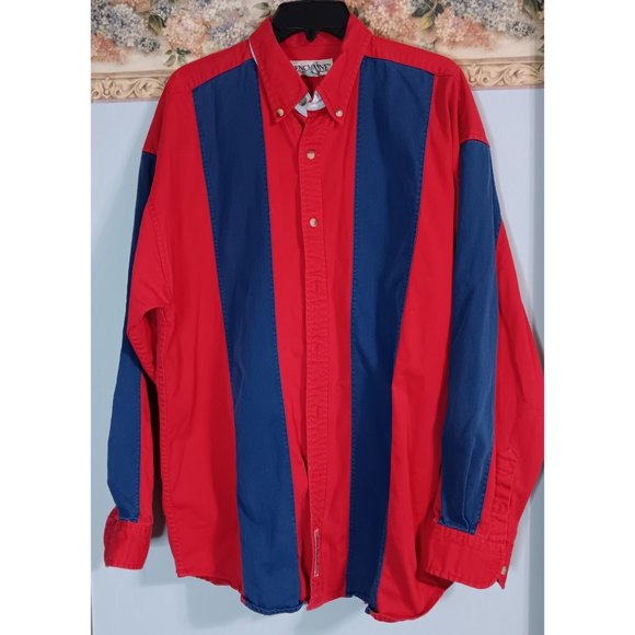 Benchline | Shirts | Benchline Xl Red Blue Vintage Work Western Outdoor ...